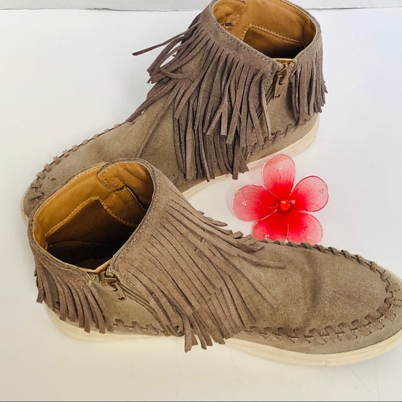 Mossimo Supply Co. | Shoes | Target Brand Mossimo Fringe Booties | Poshmark